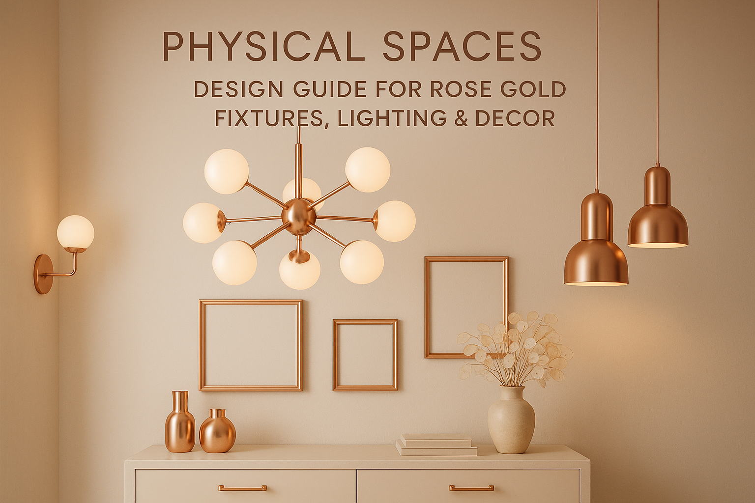 Physical Store Design Guide: Rose Gold Fixtures & Lighting for Retail ...